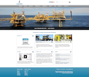 Caltec Launch New Publicity Site - Global Web Limited